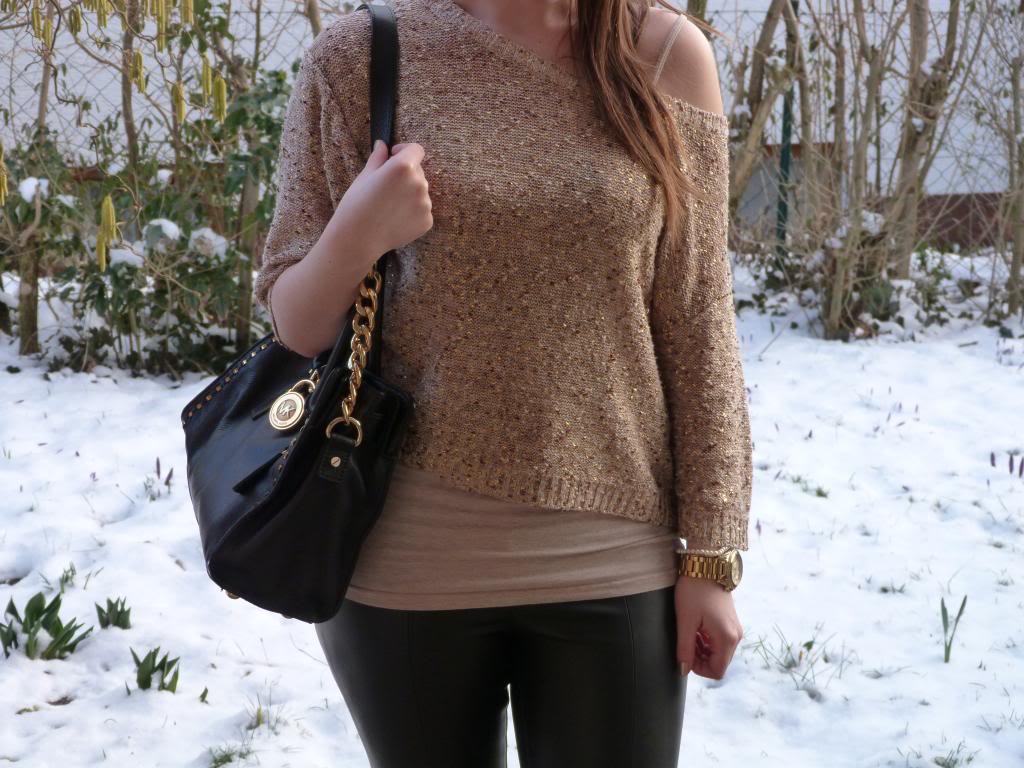 OOTD: Leather and Gold • Oh Jules